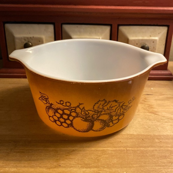 Pyrex | Kitchen | Vintage Pyrex Old Orchard Casserole Dish | Poshmark